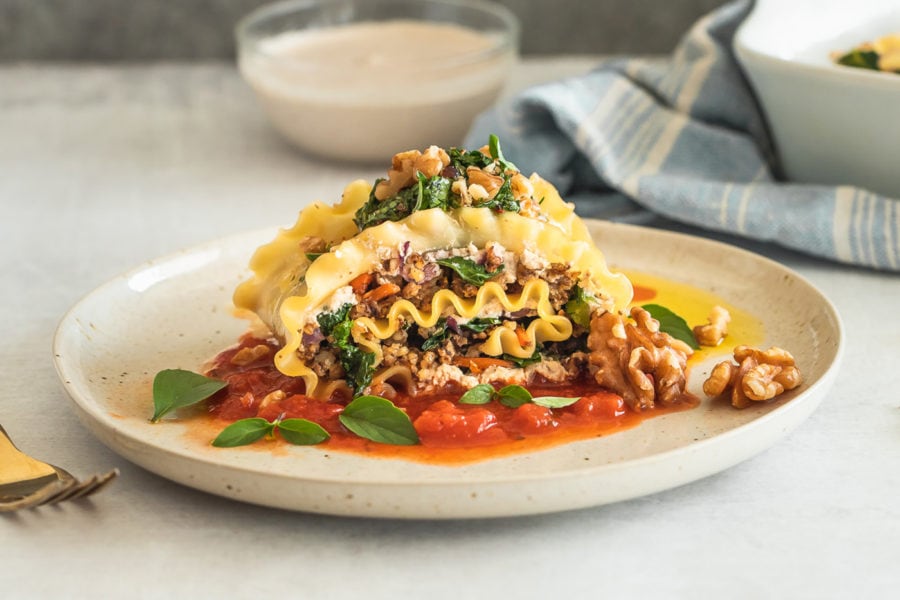 California Walnut & Kale Rollatini Recipe